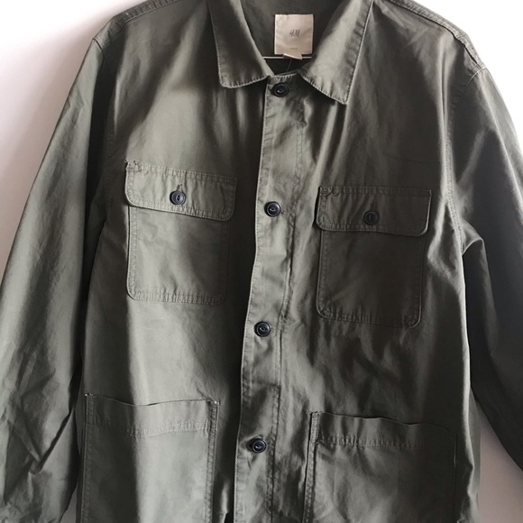 H&M | Jackets & Coats | Hm Logg Label Of Graded Goods Long Sleeve ...